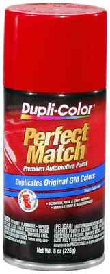 DupliColor BGM0398 Bright Red Original GM Exact Match Paint 8 oz. 81 ...