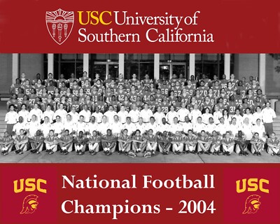 USC - 2004 National Football Champions, 8x10 Team Photo | eBay