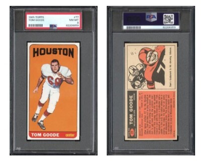 1965 TOPPS Tom Goode SP Short Print #77 PSA 8 NM MT | eBay