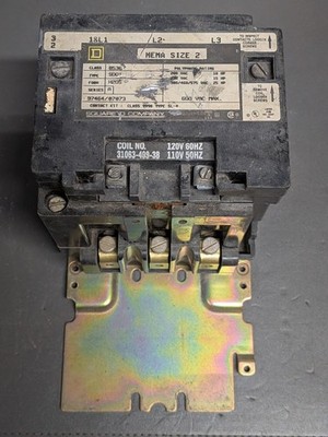 8536SD01 - SQUARE D CONTACTOR, SIZE 2, SERIES A, 3PH CONTACTOR ONLY | eBay