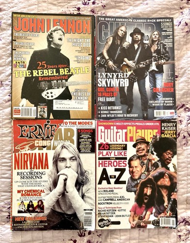 Lot Of 13 Vintage Guitar Magazines Premier World Slash Pantera Slayer ...