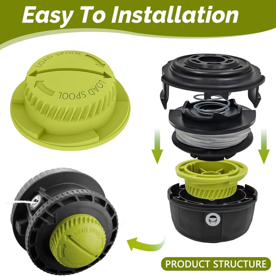 2 Pack 530455002 String Trimmer Bump Knob For Ryobi P2009 RY15523A ...