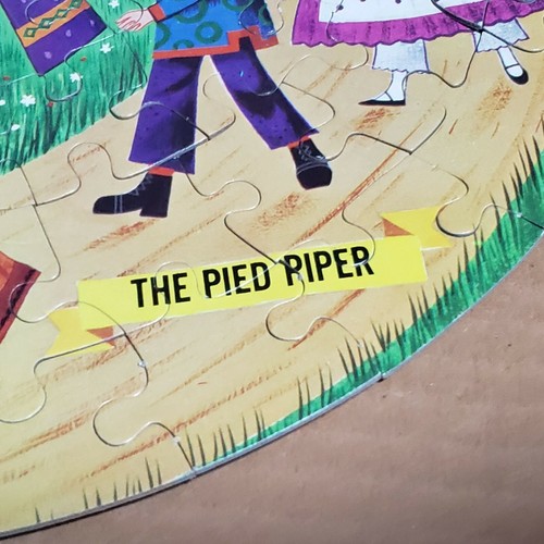Vintage Storyland Puzzle Round The Pied Piper H G Toys 75 Pieces ...