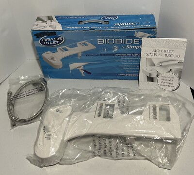BioBidet BBC-70 Simplet Water Simple Bidet Toilet White | eBay