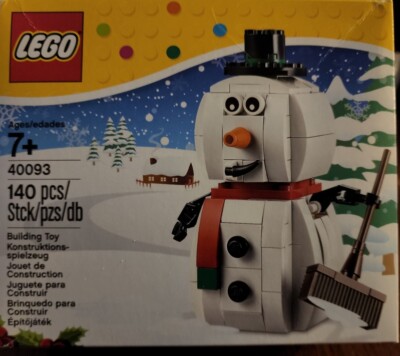 NEW LEGO 40093 Exclusive Snowman Seasonal Holiday Set New SEALED ...