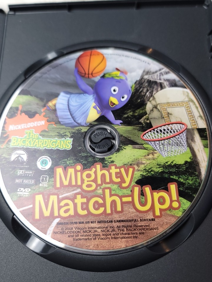 The Backyardigans Mighty Match-Up! DVD Nickelodeon Good Condition ...