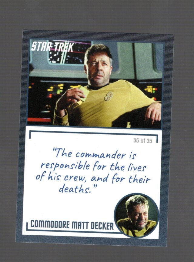 Commodore Decker Quotes