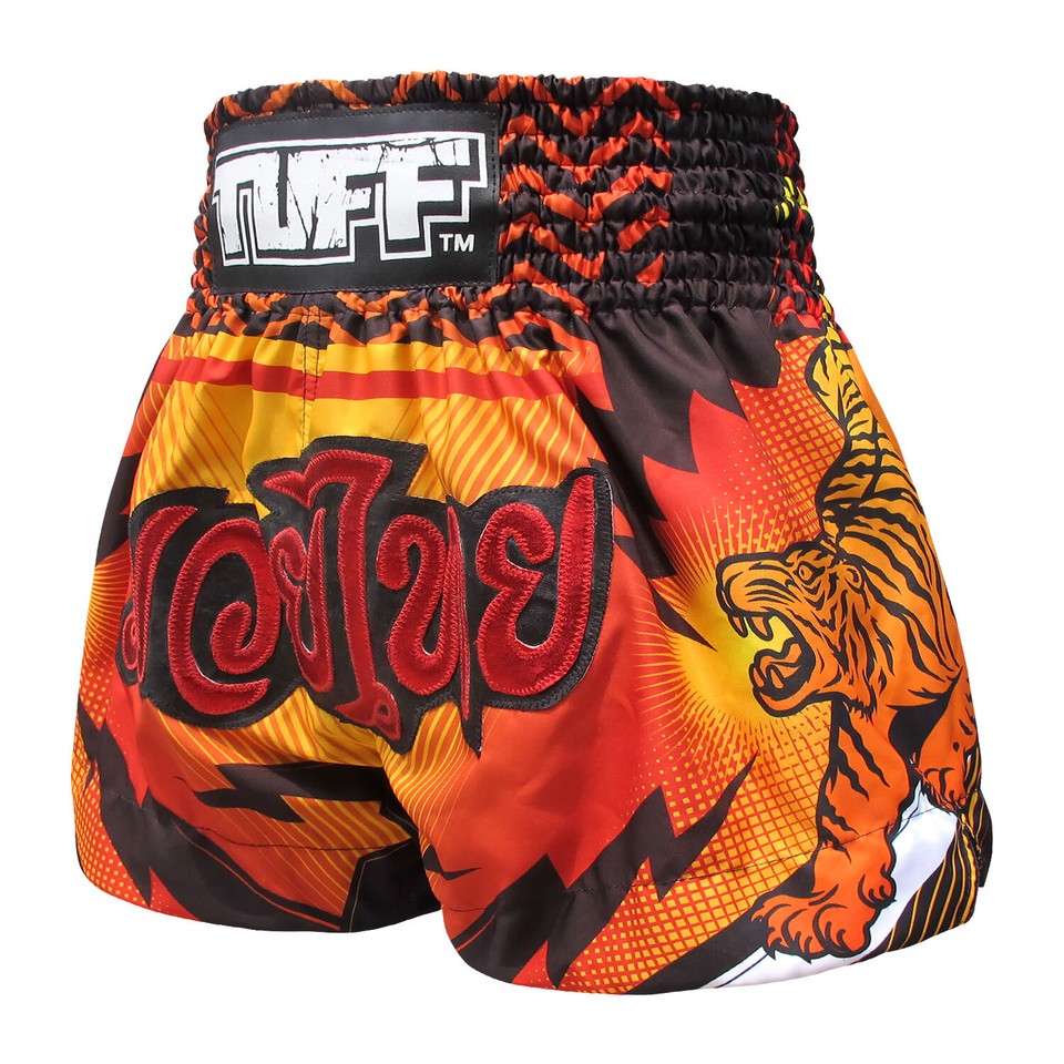 TUFF Muay Thai Shorts Boxing Shorts MMA Trunks Kickboxing Training Gym ...