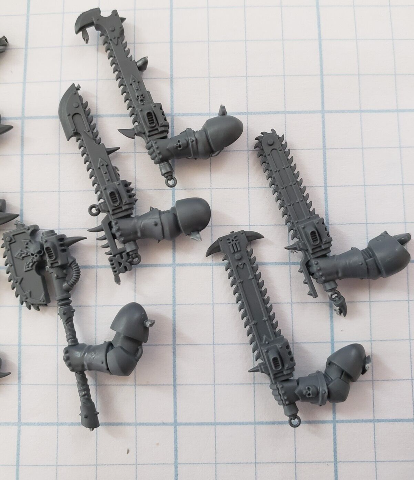 Warhammer 40k World Eaters Bits Khorne Berzerker Chain Blade Bolt ...