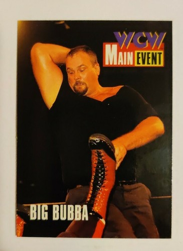 1995 Cardz WCW Main Event Big Bubba #23 wrestling cards wwe | eBay
