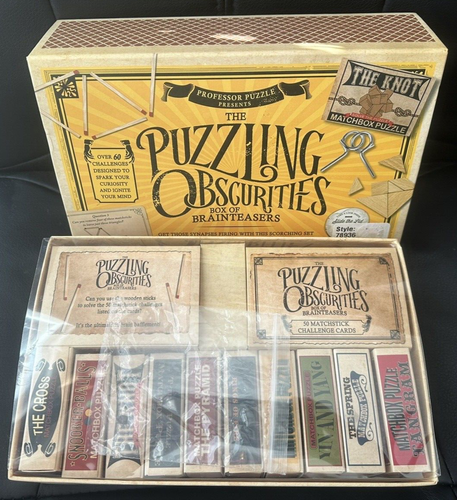 Professor Puzzle The Puzzling Obscurities Box of Brainteasers over 60 ...