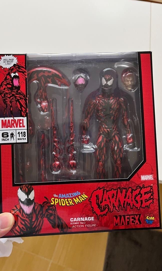 Medicom Toy MAFEX Carnage Action Figure 4530956471181 | eBay