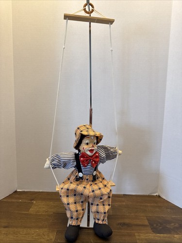 Monarch Collection Vintage Puppet 14 Inch Porcelain Faced clown on ...
