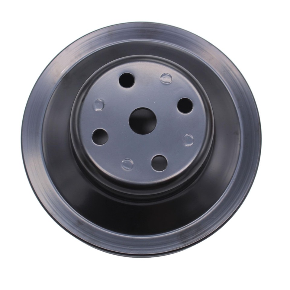 1 Pc Black Steel Upper Pump Pulley Double Groove Fits Big Block Chevy ...