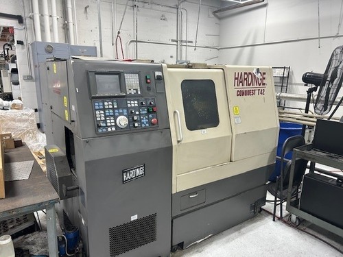 Hardinge CONQUEST T42 CNC LATHE, Fanuc 18T, Tailstock | eBay