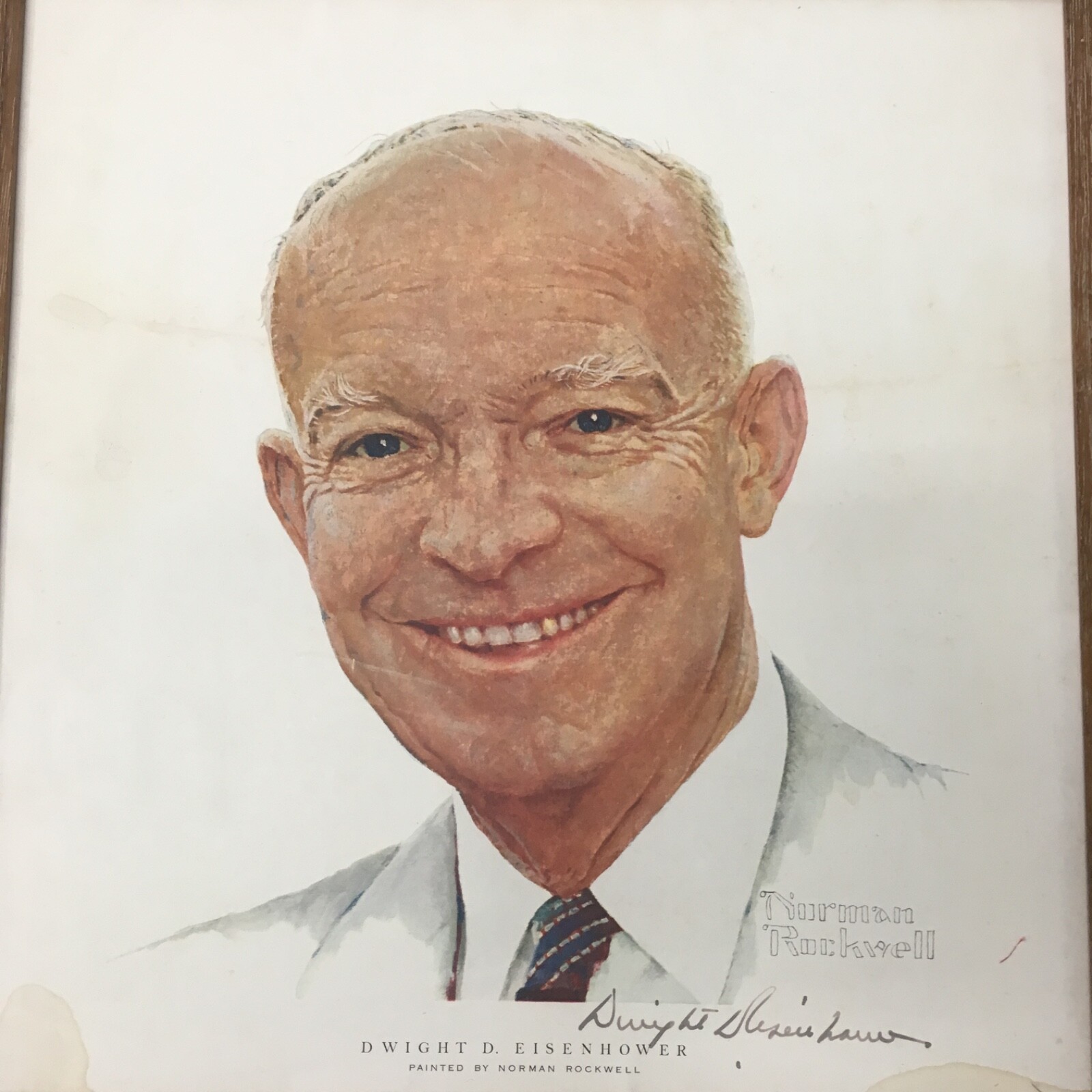 "NORMAN ROCKWELL" DWIGHT EISENHOWER POSTER THAT IS SIGNED BY DWIGHT EISENHOWER | eBay