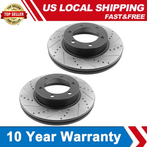 Rear Drilled Brake Rotors for Chevy Astro Silverado GMC Sierra 1500 ...