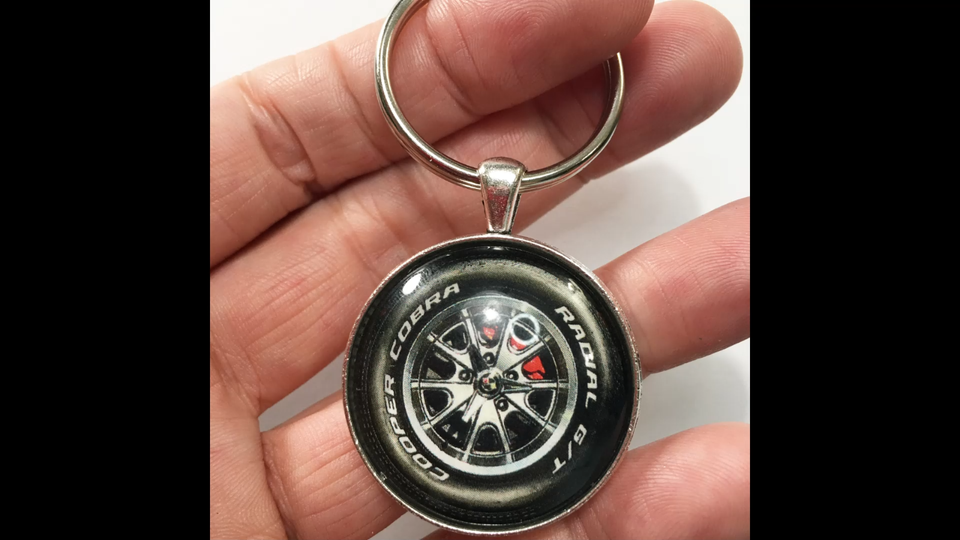 Vintage Cragar Mag Wheel Keychain Reproduction Hot Rod Racing Muscle ...