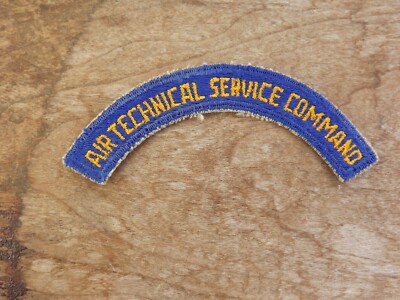 1940's AAF Air Technical Service Command Tab - INV# A5570 | eBay