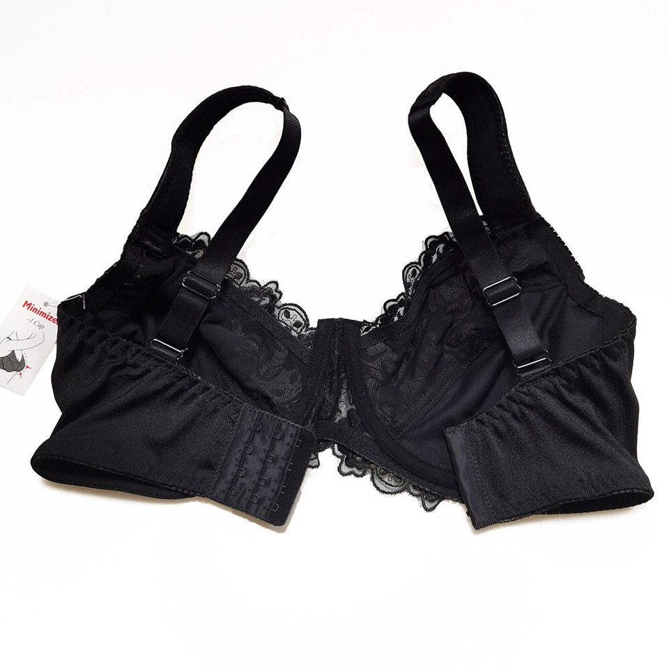Plus Size Bra Unlined Minimizer Women Underwear Underwire Sexy Big Size ...