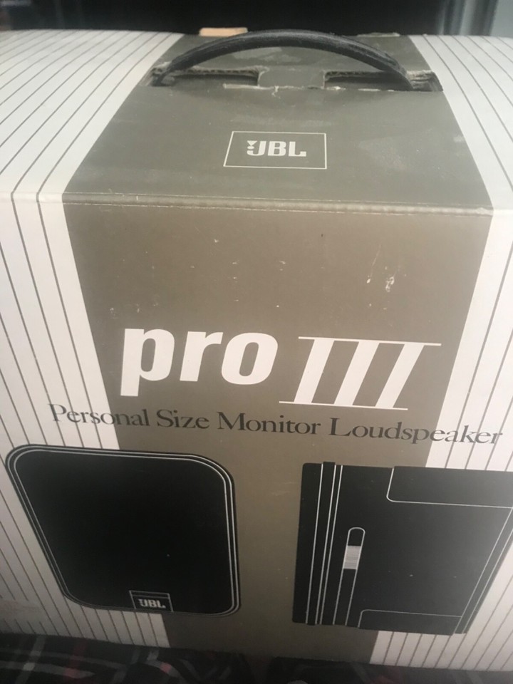 JBL pro III personal size monitor loudspeakers | eBay