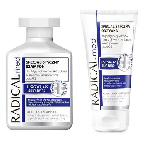 Radical Med Shampoo Conditioner for hair scalp with Psoriasis Atopic ...