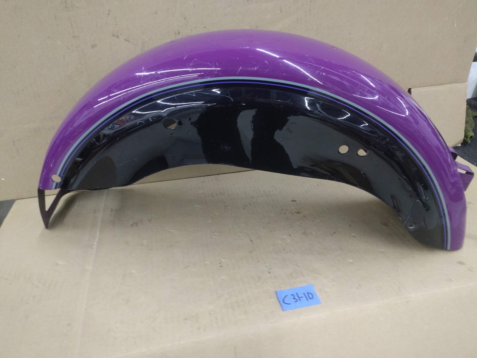 1996? Harley-Davidson Dyna Low Rider Rear Fender Purple And Black | eBay