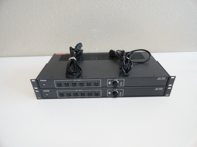 Lot of 2 Extron MLS 406SA 6-Input MediaLink Video Audio Switcher | eBay