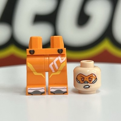 Lego Overwatch Tracer Minfigure Legs and Head Parts 76980 ow100 -Rare ...