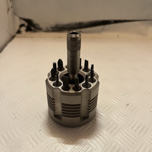 Scout Leather Co EDC Screwdriver Revolver Station Set Titanium W Wiha ...