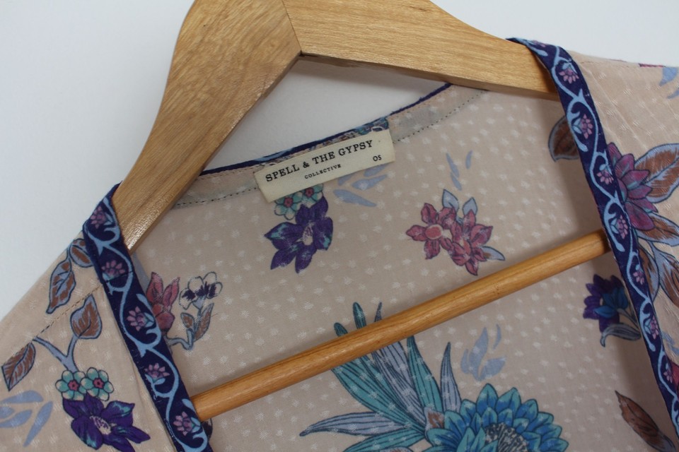 SPELL & THE GYPSY Mermaid Siren Song Kimono Duster One Size | eBay ...