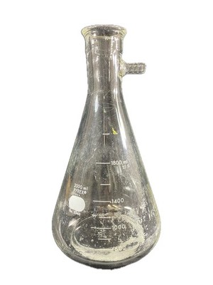 PYREX 2L Filter Flask Heavy Wall Tabulation Graduated Hose-Connection ...