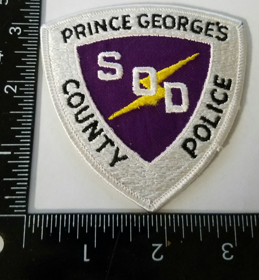 Prince George's County Police SOD Special Operations Division Cloth ...