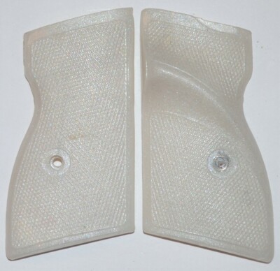 FEG R61,PA63,AP63,PMK-380,SMC-22 pistol grips pearl white plastic with ...