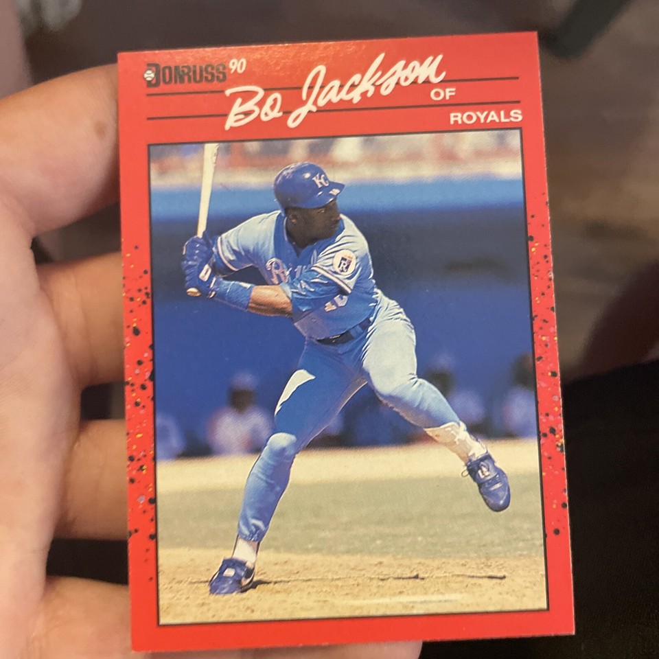 Bo Jackson 1990 Donruss SUPER RARE ERROR CARD! ONE OF ONE! 5+ Errors ...
