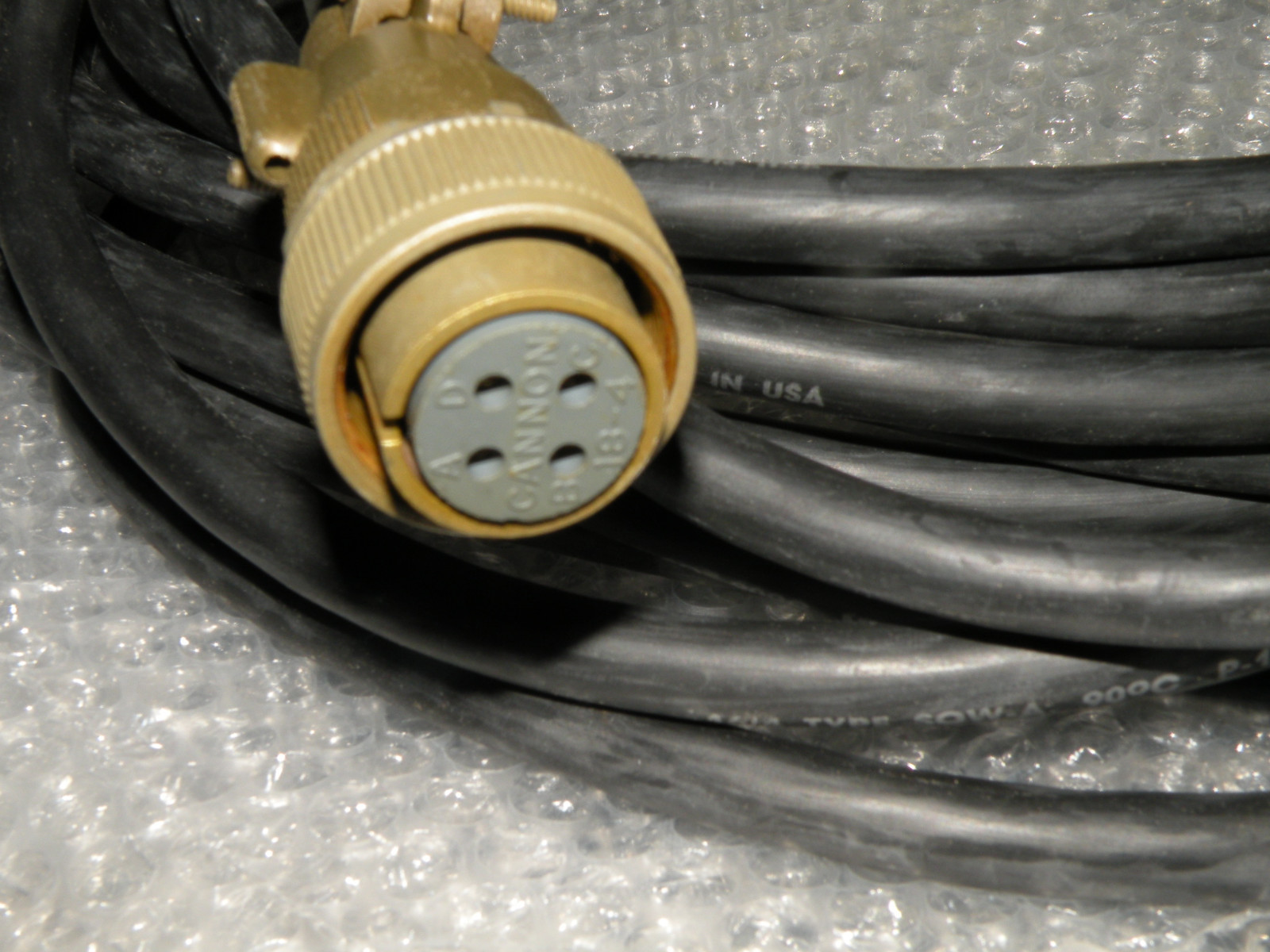 26' Servo Motor Cable 4-Connector P-123-70-MSHA Type SOW-A w Canon ...