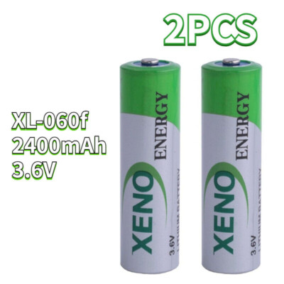 2 Pack XL-060f AA 2400mAh 3.6V Thionyl Chloride Battery Non ...