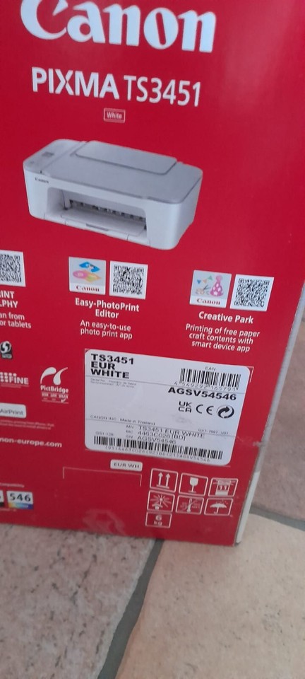 canon Drucker PIXMA TS 3451 Drucken,Kopieren,Scannen, WLAN ...