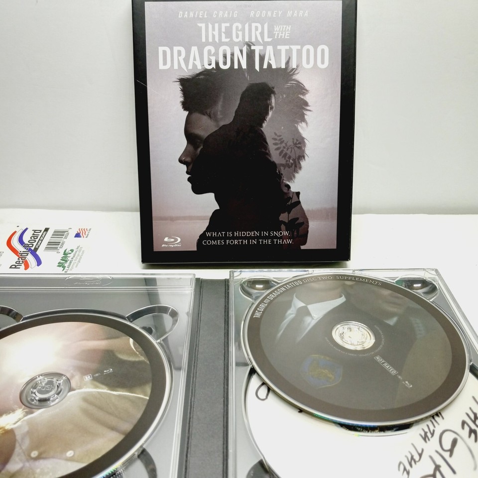 The Girl With The Dragon Tattoo (DVD+Blu-Ray) 3-Disc Collection | eBay