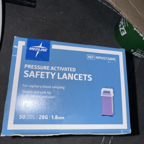 28G Retractable Push Button Activation Finger Safety Lancet | eBay