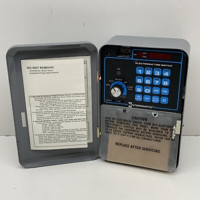 Intermatic ET7115C Electronic 365-Day Timer Time Switch SPDT 15A 125V 1 ...