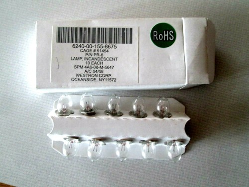(10) REPLACEMENT BULBS FOR LIGHT BULB / LAMP PR6 | eBay