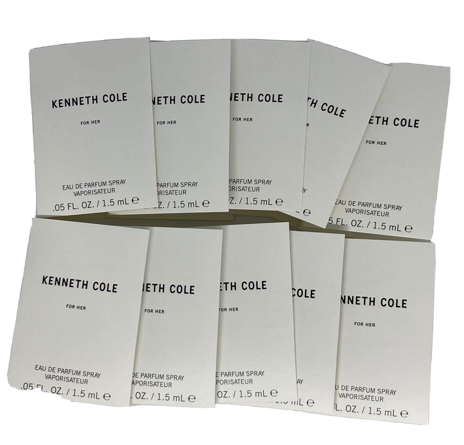 10 Kennth Cole For Her 0.05 oz 1.5 ml Eau De Parfum Spry Mini Travel ...