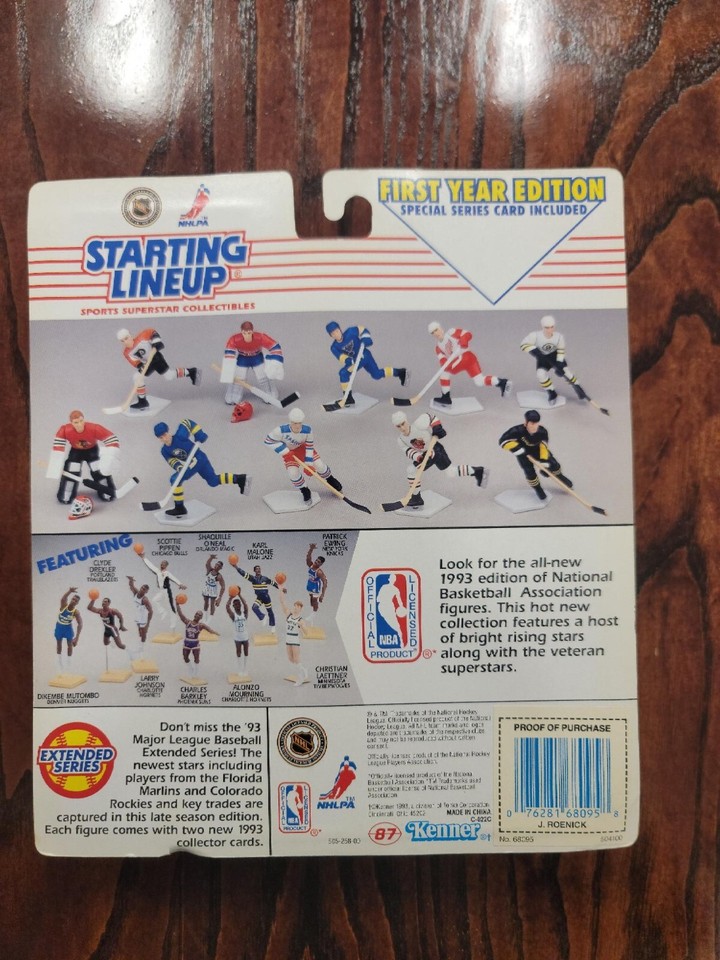 Jeremy Roenick 1993 Kenner Starting Lineup First Year Edition Chicago ...