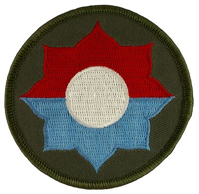 9th Ninth Infantry Division Patch (024) 3" Round Embroidered Patch ...