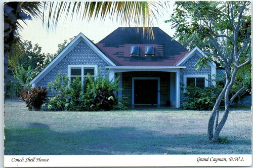 Postcard - Conch Shell House - Grand Cayman - George Town, Cayman ...