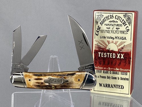 1994 CASE BROTHERS TESTED XX USA 5355 Stag Wharncliffe Whittler w/ OMP ...