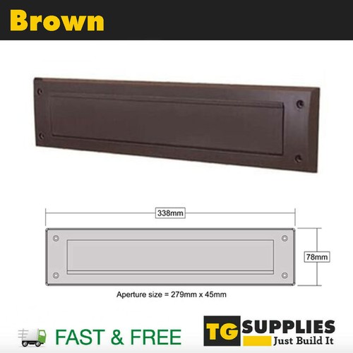 Quality Letter Box Plate Seal Flap Cover PVC Door Internal Draught ...