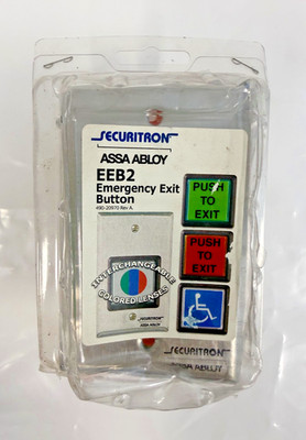 SECURITRON EEB2 Push to Exit Button,Emergency 5LAA1 | eBay