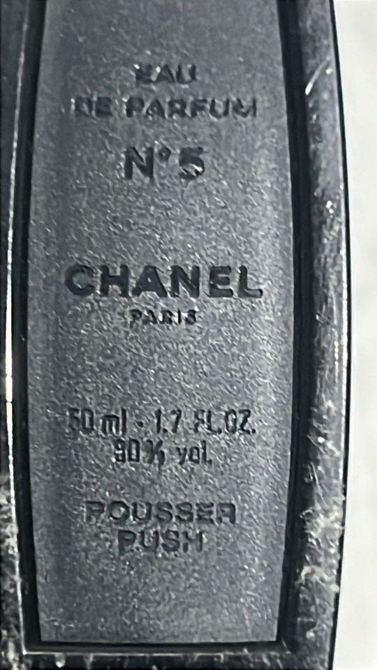 VTG 1.7 oz COCO CHANEL No 5 Eau de Parfum Spray Paris Black EMPTY ...